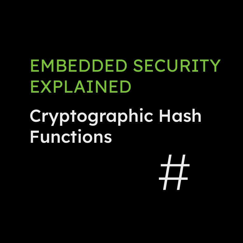 Crypto Hash Functions for embedded Systems